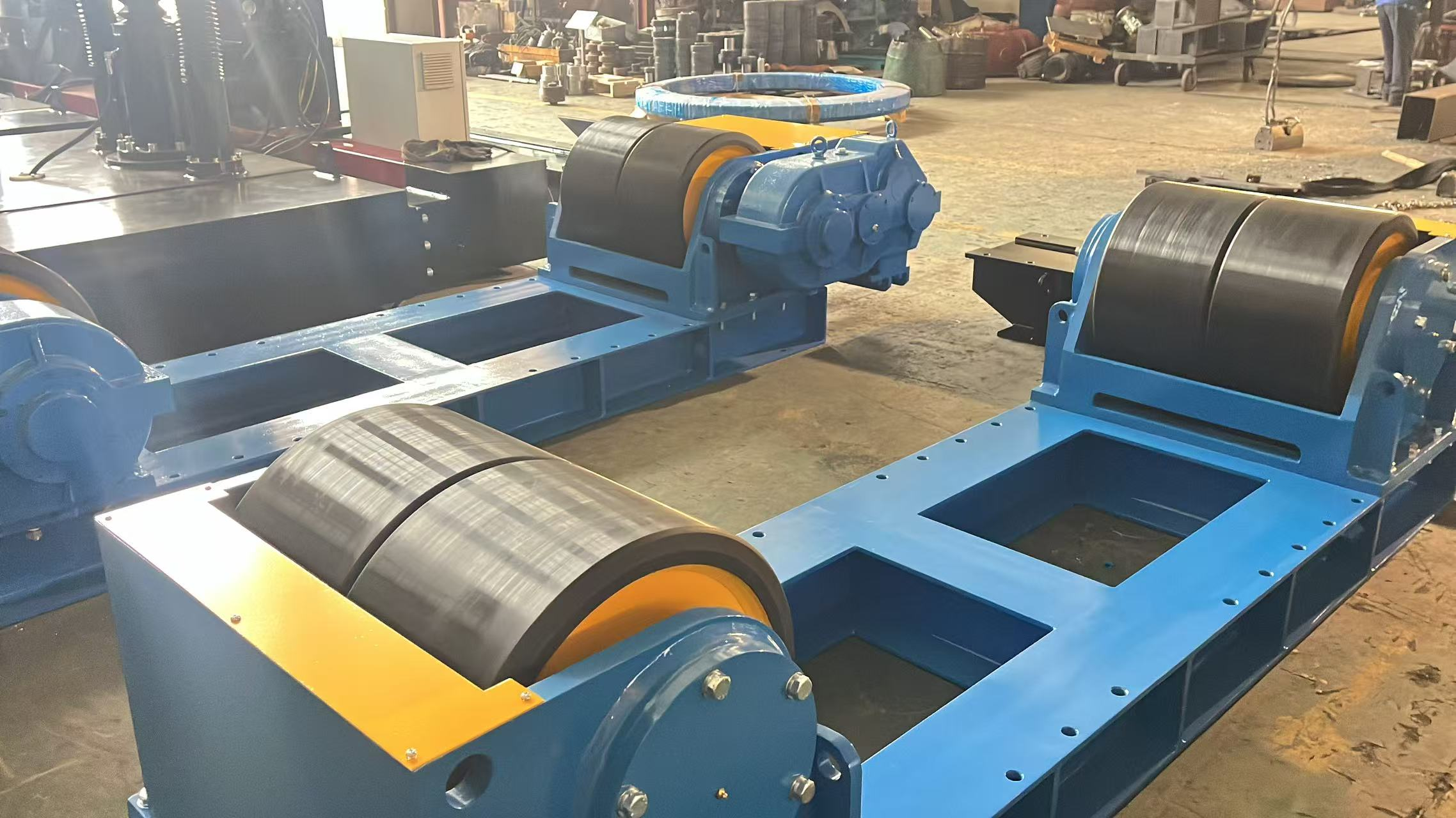 40 TONS Fit Up Rotator - Heavy-Duty Pipe Flipping & Welding Rotator for ...