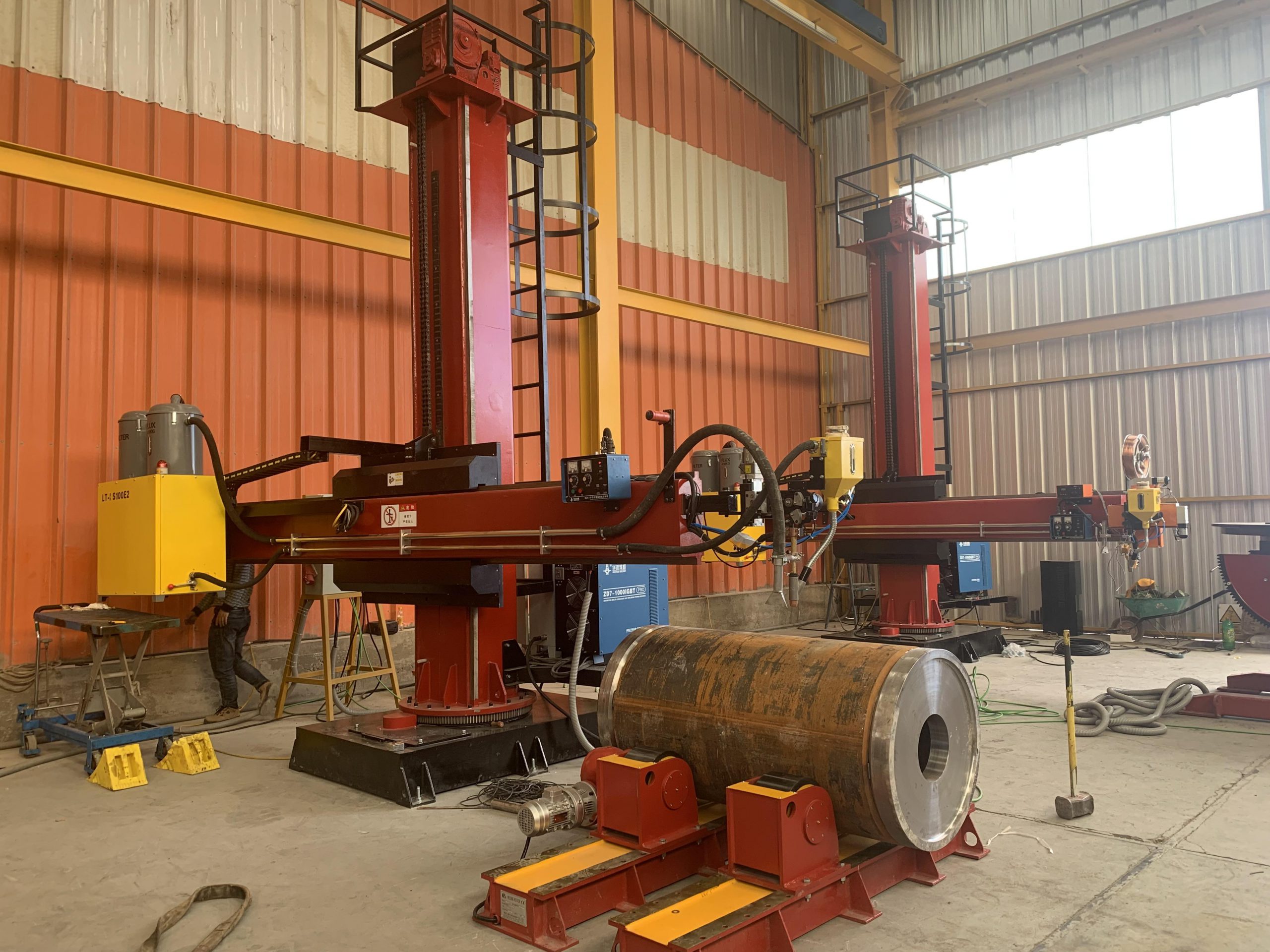 200-Ton Adjustable Welding Rotator | Industrial Pipe Welding Equipment ...